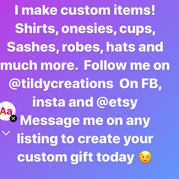 Hand Crafted | Tops | Custom Items Message For Your Order | Poshmark
